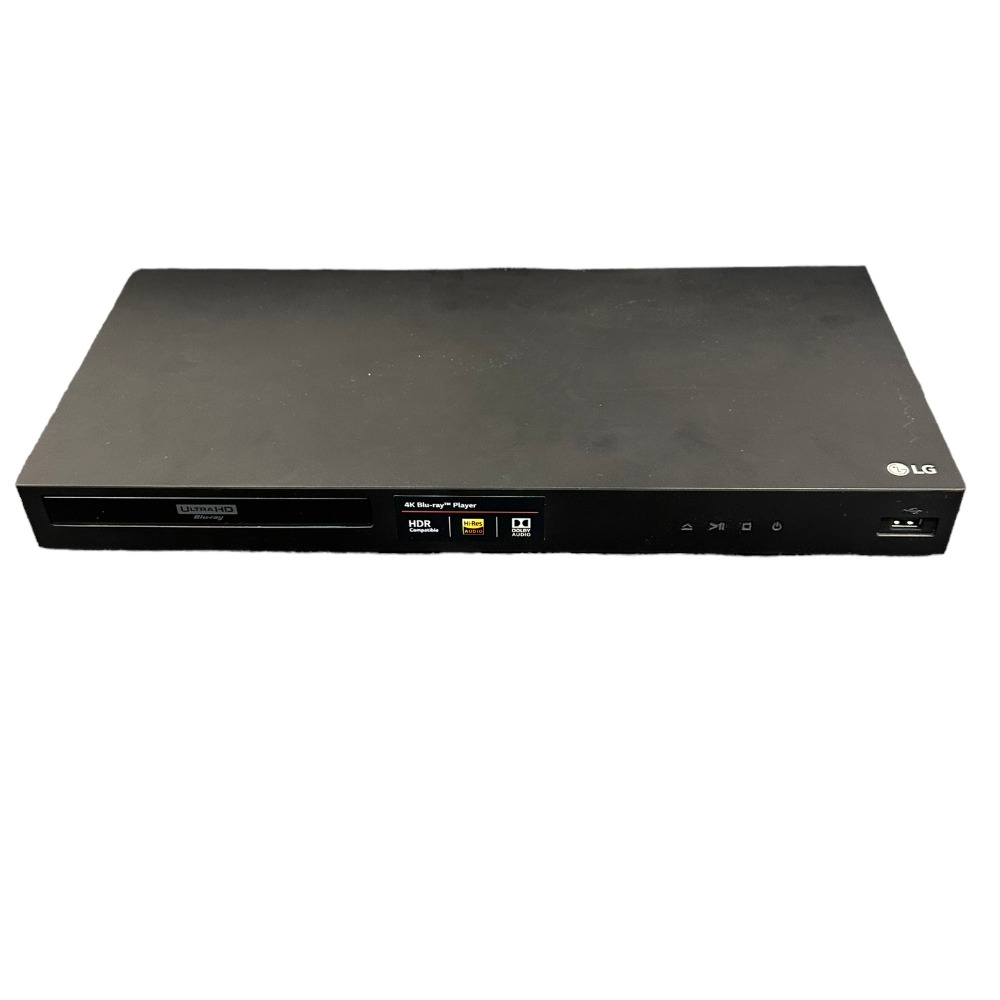 Used LG UBK80 UHD 4K Blu-Ray Player (Black) - Own4Less Used LG UBK80 UHD 4K Blu-Ray Player (Black) - Own4Less